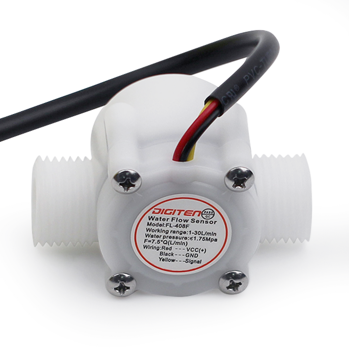 DIGITEN FL-408F G1/2" Water Flow Sensor Food Grade BSP thread Flow Hal