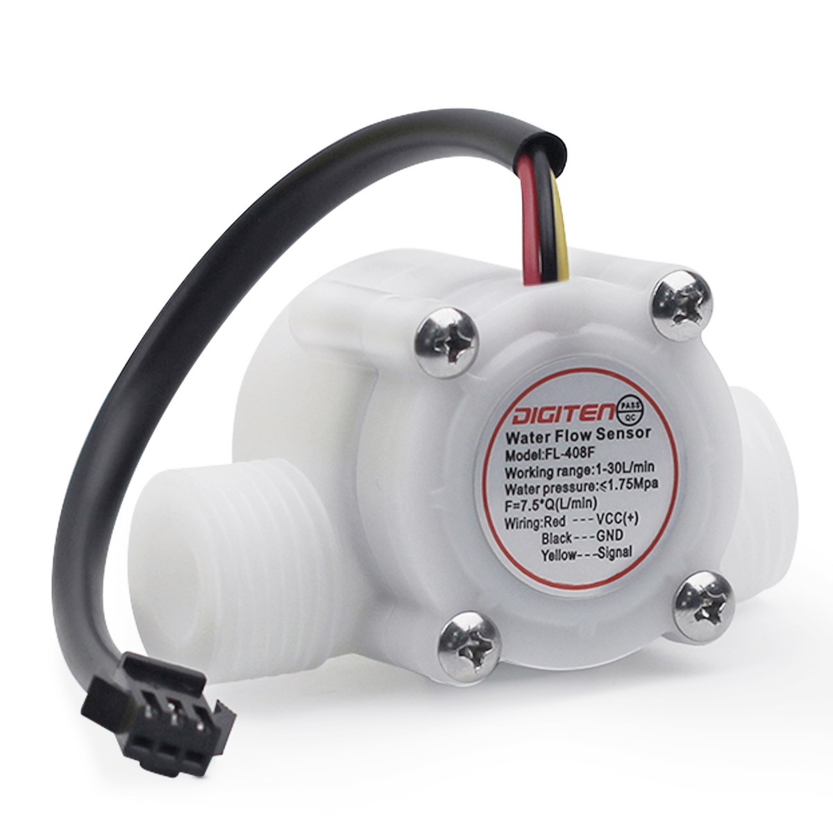 DIGITEN FL-408F G1/2" Water Flow Sensor Food Grade BSP thread Flow Hal