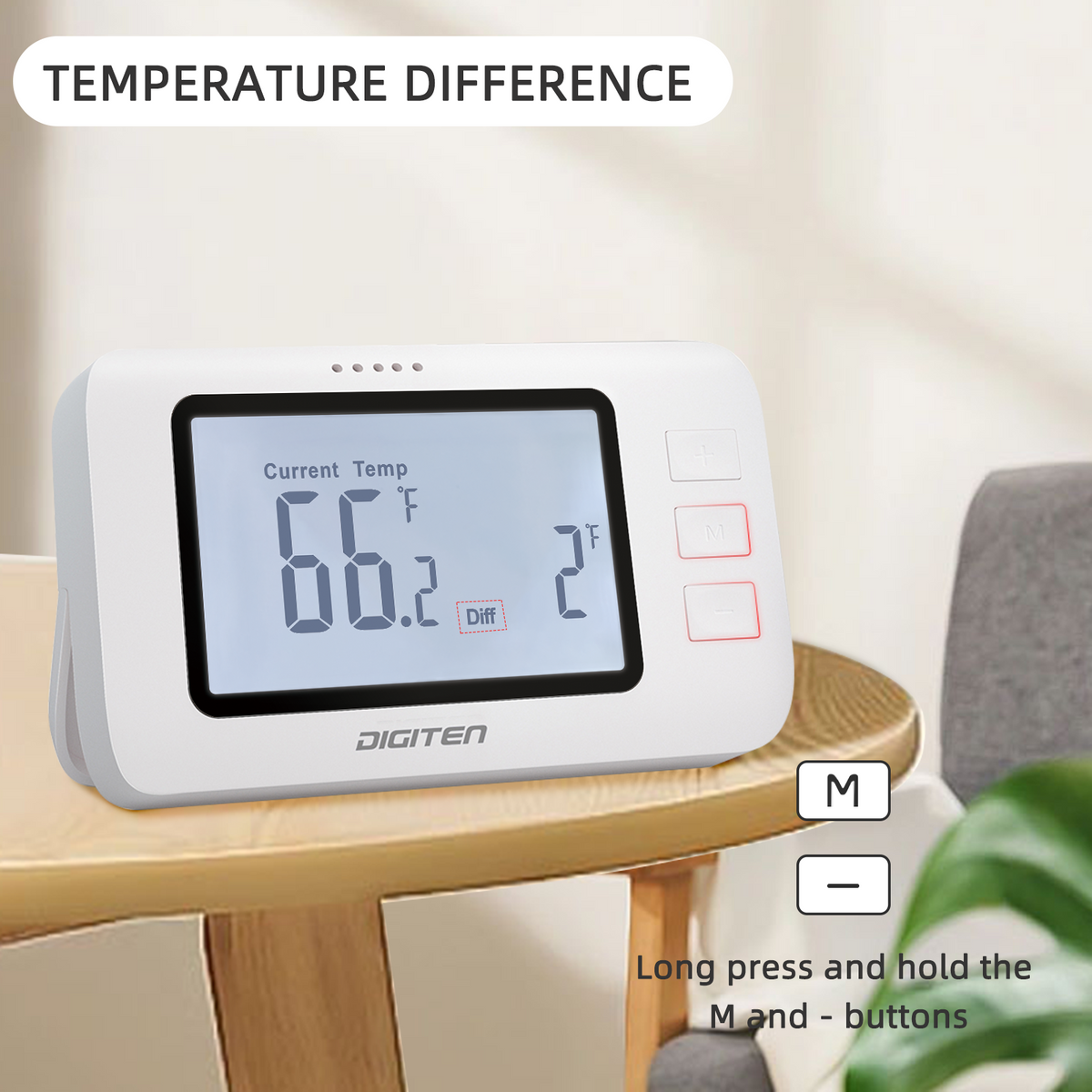 DIGITEN WTC1001 Wireless Thermostat Outlet Remote Control Temperature
