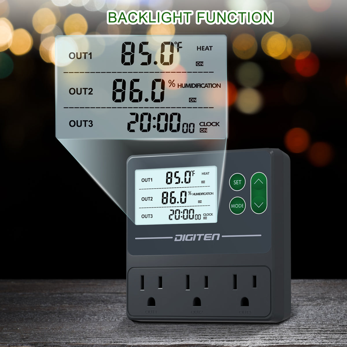 DIGITEN THT1032 Dual Probe Temperature & Humidity Controller – Indepen