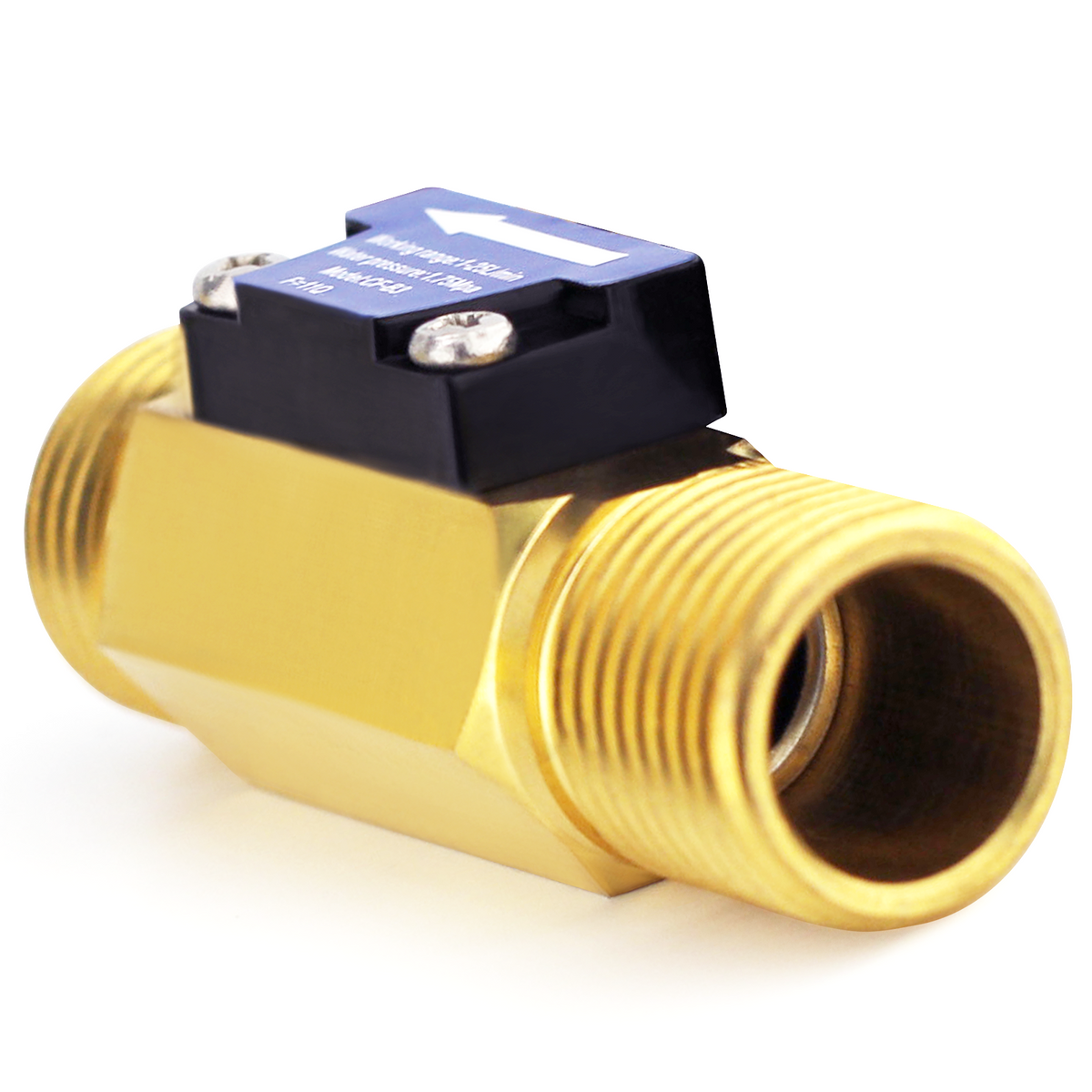 DIGITEN G1/2"Male Thread Water Flow Hall Sensor Switch Flowmeter Count