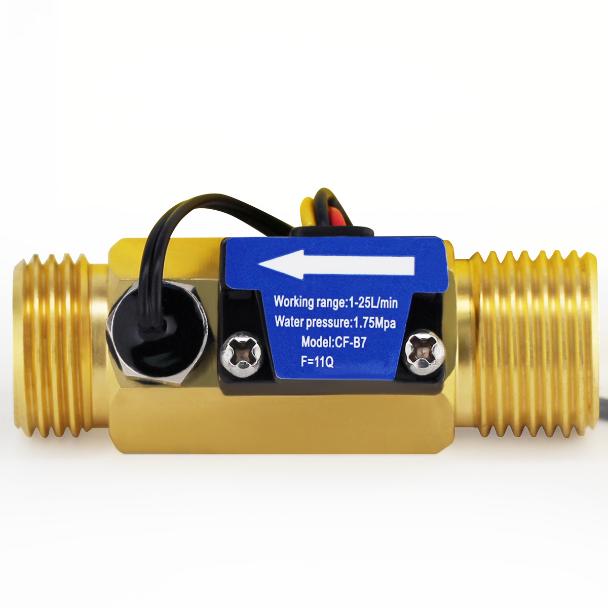 DIGITEN G1/2"Male Thread Water Flow Hall Sensor Switch Flowmeter Count