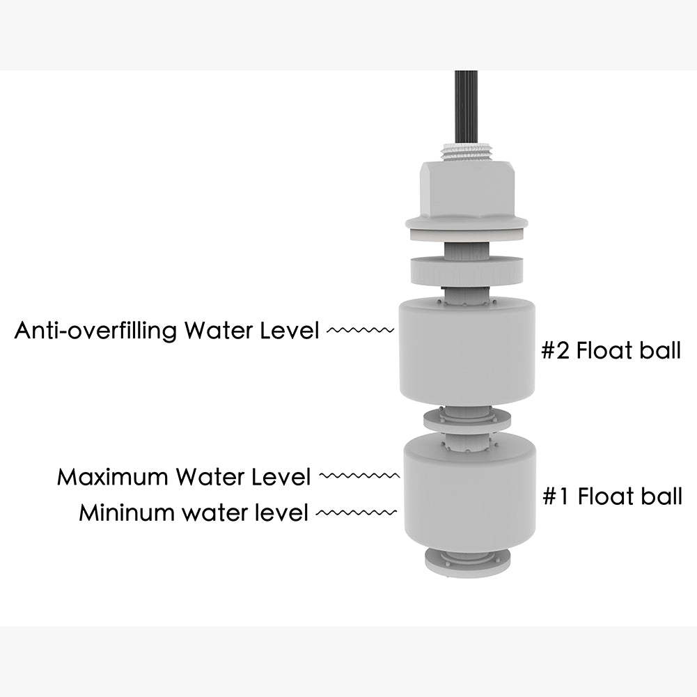 DIGITEN Float Sensor for ATO19, Float Switch for Water Pump Tank Liqui