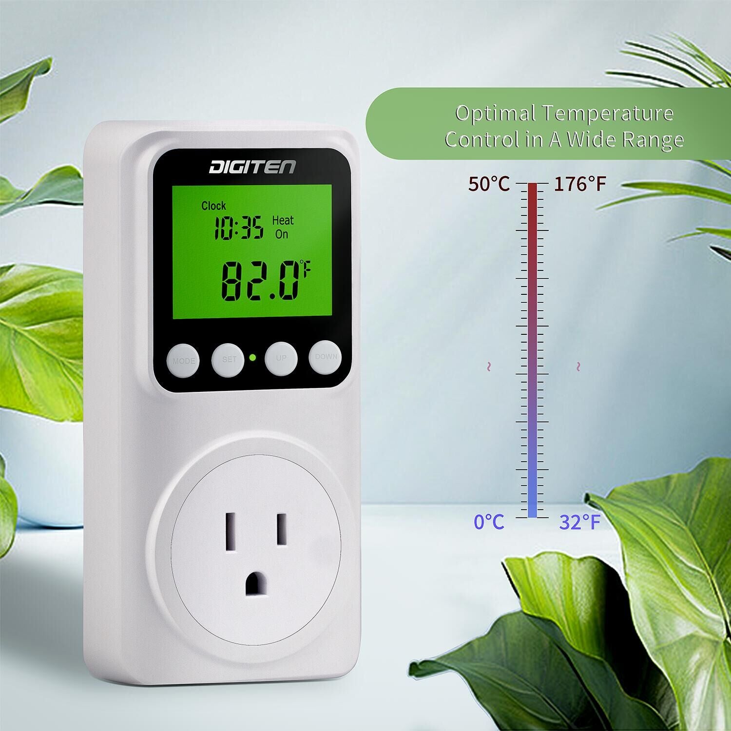 Smart Thermostat Temperature Controller Digital Plug-in Thermostat ...